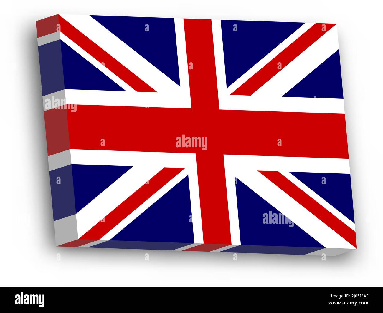 3D vector flag of United Kingdom Stock Vector Image & Art - Alamy