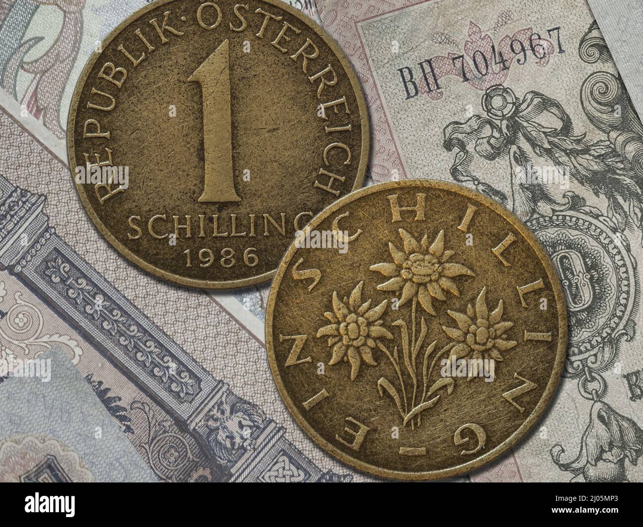 Austrian banknotes hi-res stock photography and images - Alamy