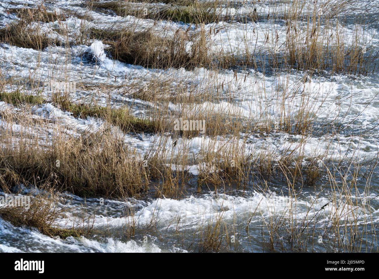 Rushing water bubbles river hi-res stock photography and images - Alamy