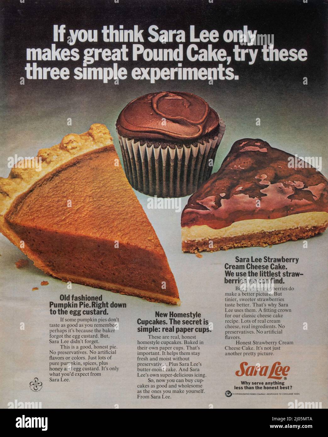 Cake Ad 1968