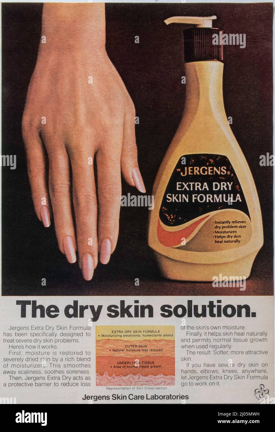 Vintage November 1973 "Ladies' Home Journal" magazine advert, USA Stock ...