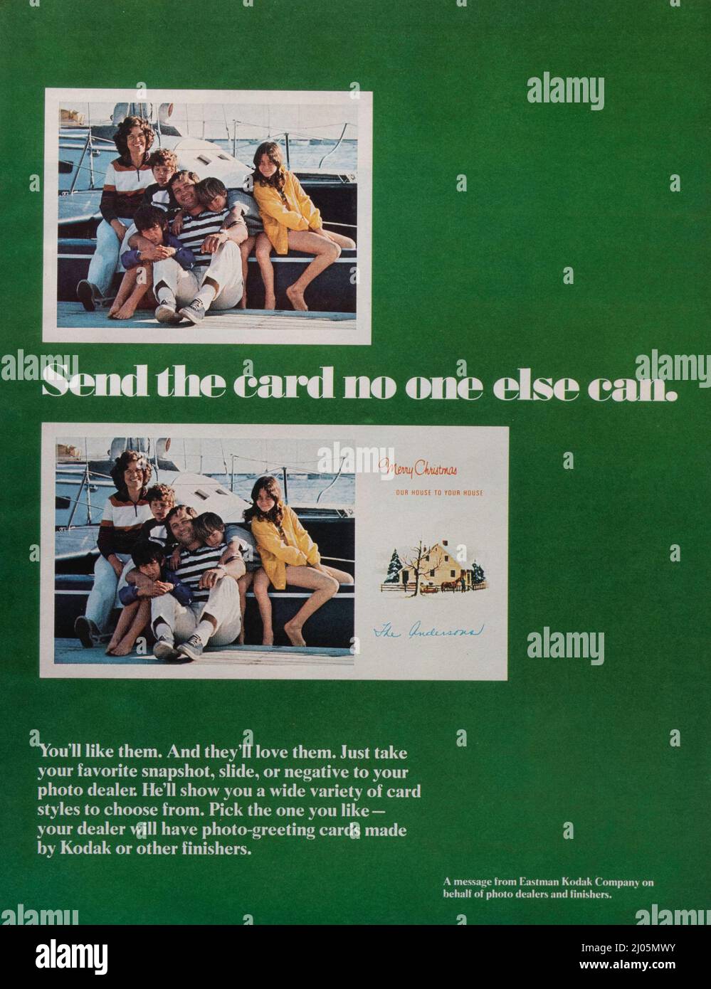 Vintage November 1973 "Ladies' Home Journal" magazine advert, USA Stock ...