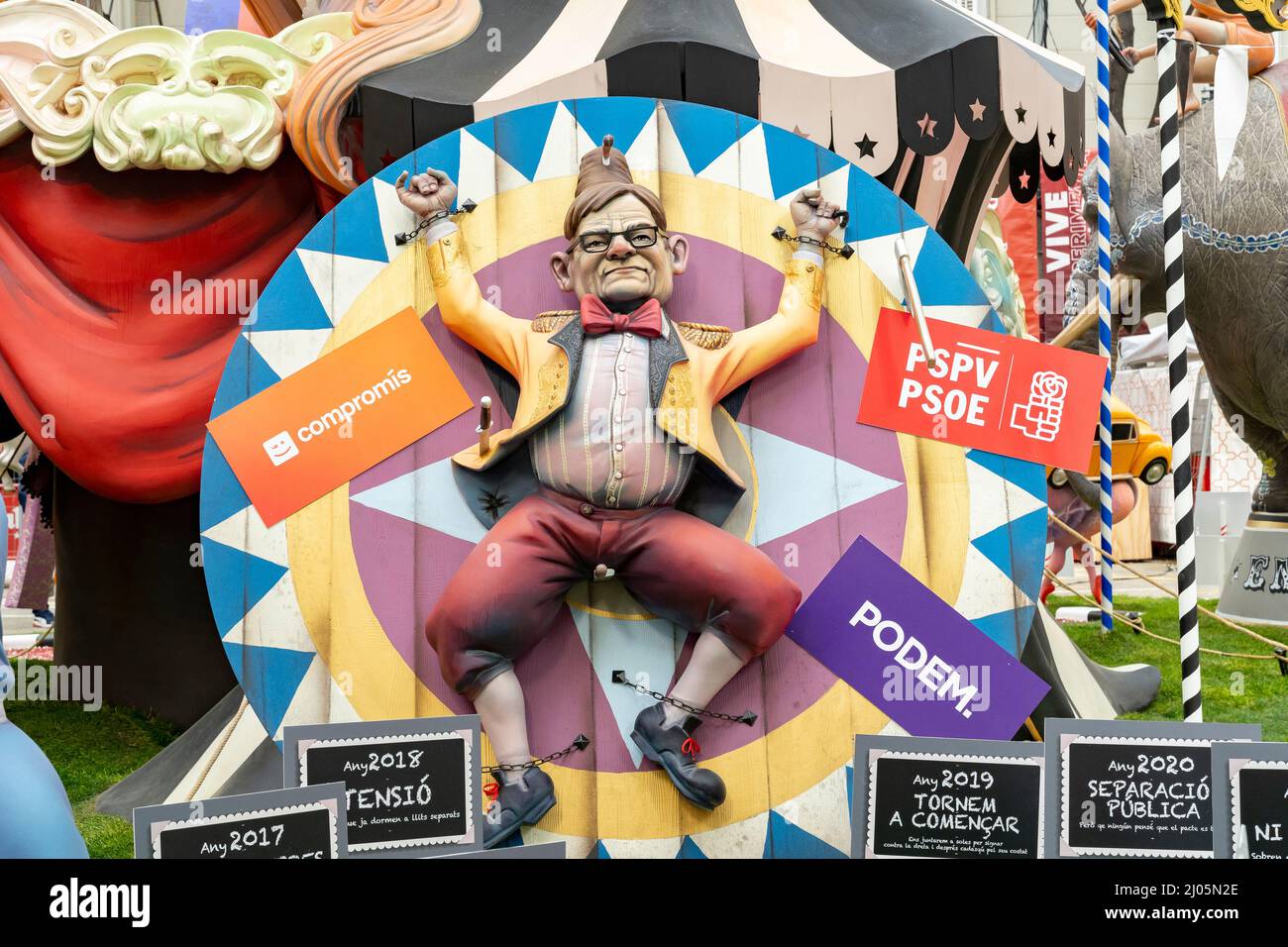 Valencia, Spain. 16th Mar, 2022. Joaquin «Ximo» Francisco Puig Ferrer (Ximo Puig) president of ...