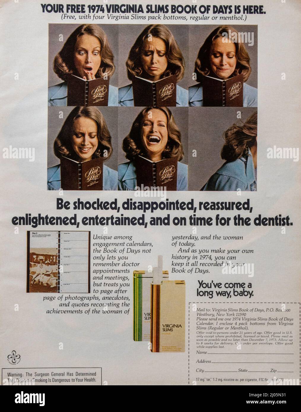 Virginia Slims Cigarette Ads