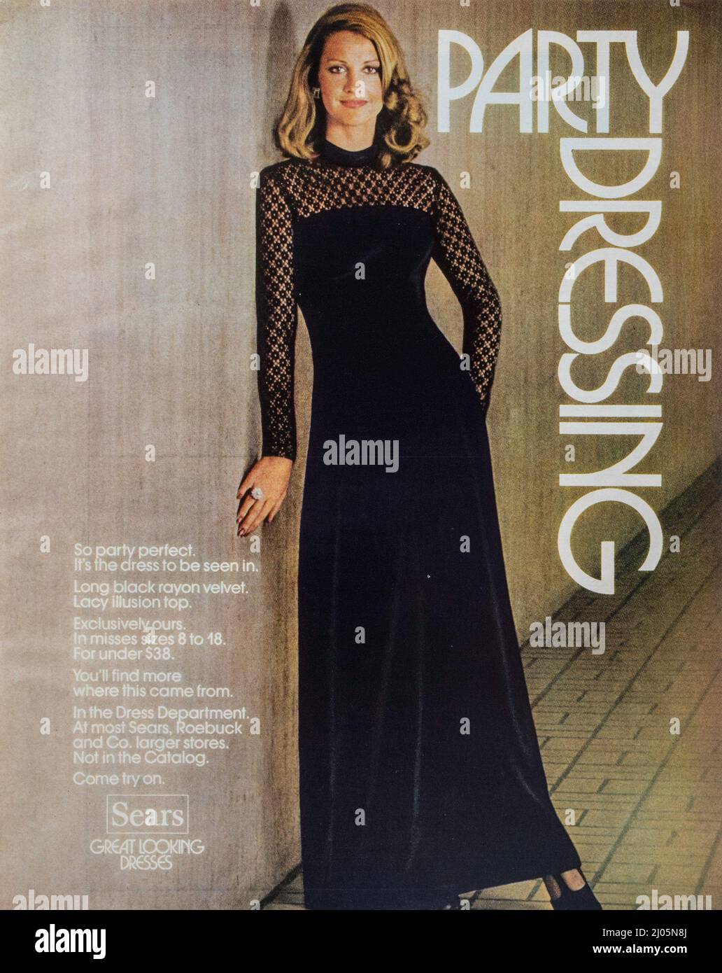 Vintage November 1973 "Ladies' Home Journal" magazine advert, USA Stock ...