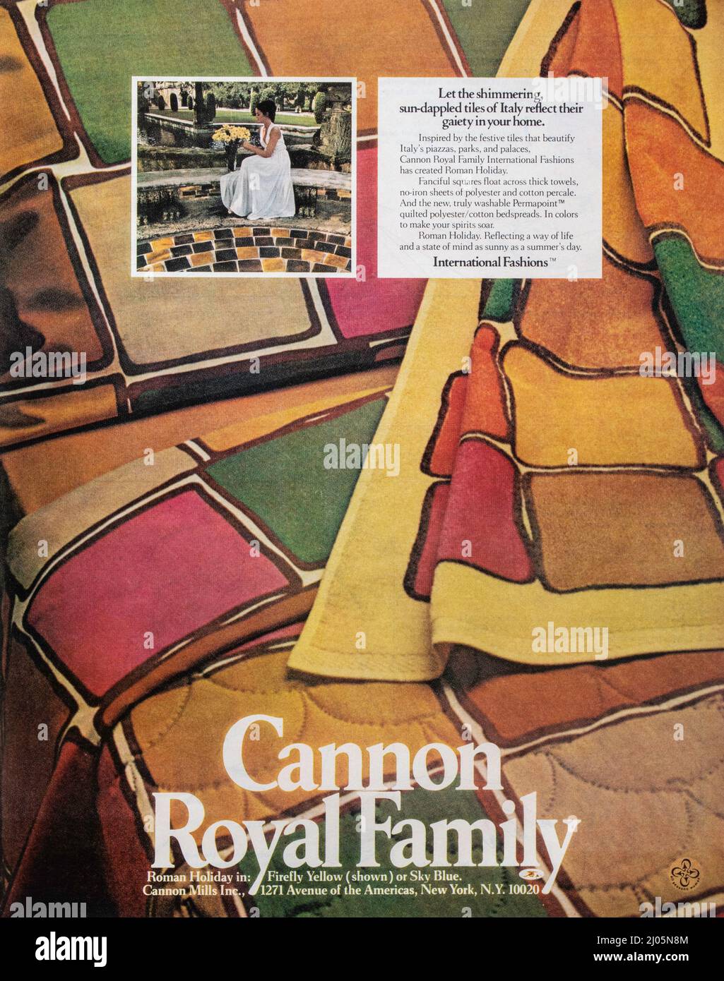 Vintage November 1973 "Ladies' Home Journal" magazine advert, USA Stock ...