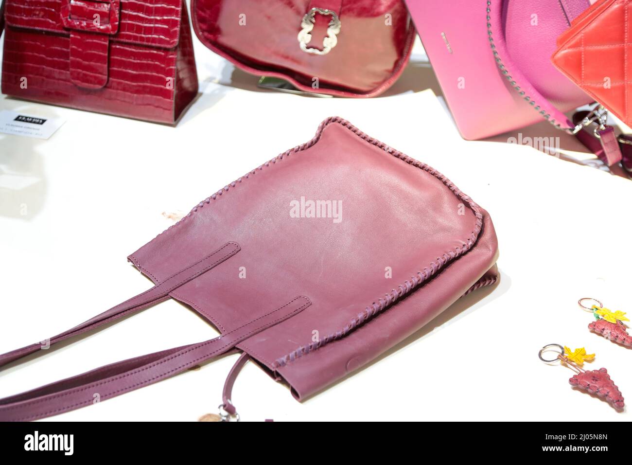 Homi fashion and jewels fair: luxury branded leather bags and shoes in ...