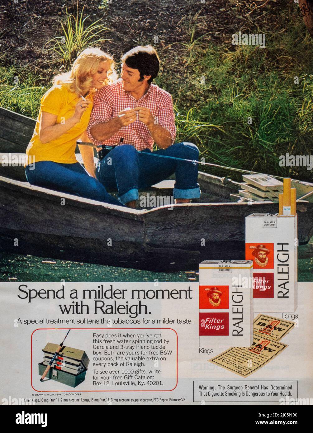 Vintage November 1973 "Ladies' Home Journal" magazine advert, USA Stock ...