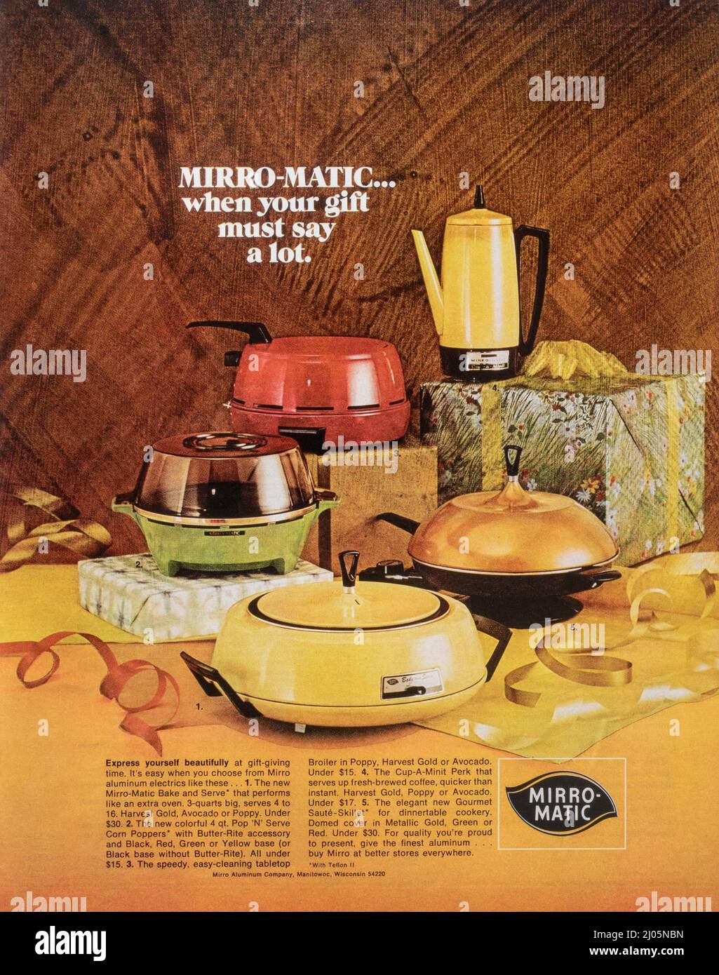 Vintage November 1973 "Ladies' Home Journal" magazine advert, USA Stock ...