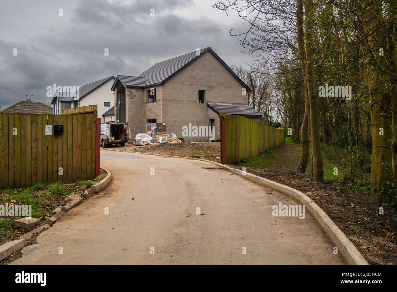 New builds uk land hi-res stock photography and images - Alamy