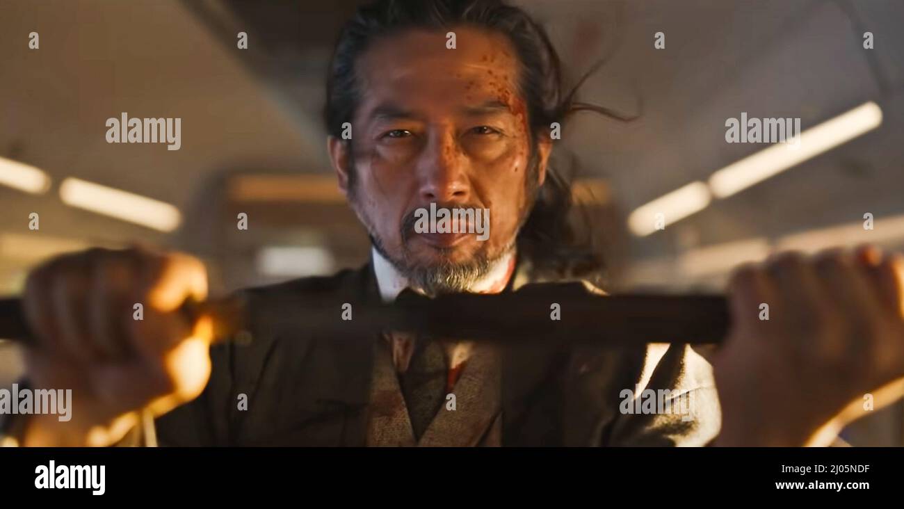 USA. Hiroyuki Sanada in a scene from the (C)Sony Pictures Entertainment new fiilm: Bullet Train ...