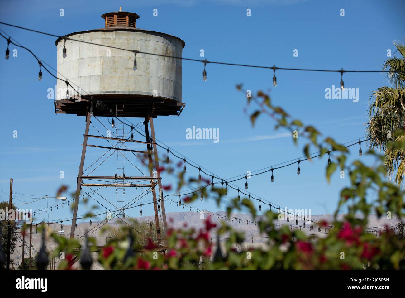 Afternoon view of the historic downtown area of Indio, California, USA ...