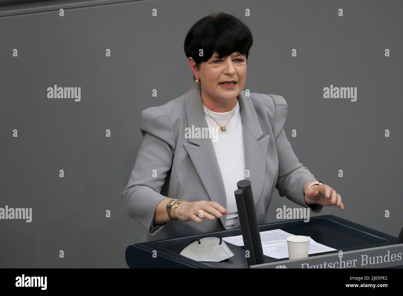 Berlin, Germany, March 16, 2022. Christine Aschenberg-Dugnus, a German ...