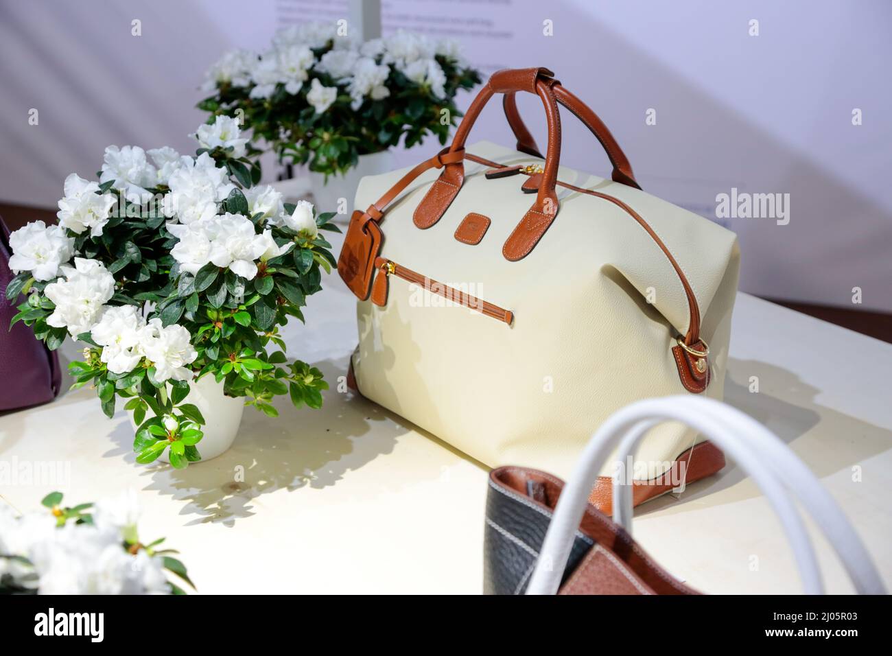 Homi fashion and jewels fair: luxury branded leather bags and shoes in ...