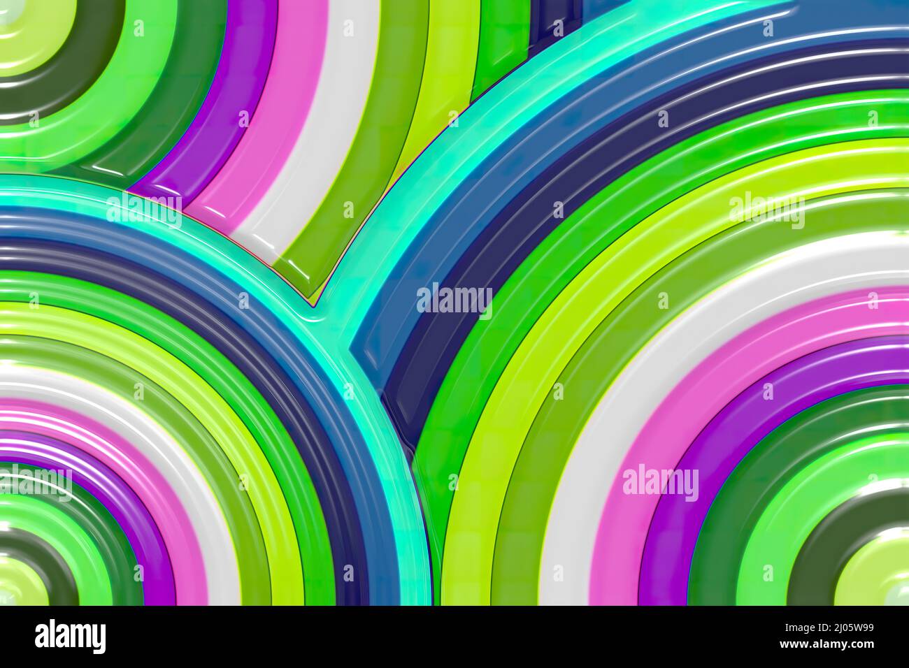 3D illustration design of colorful curves background Stock Photo - Alamy