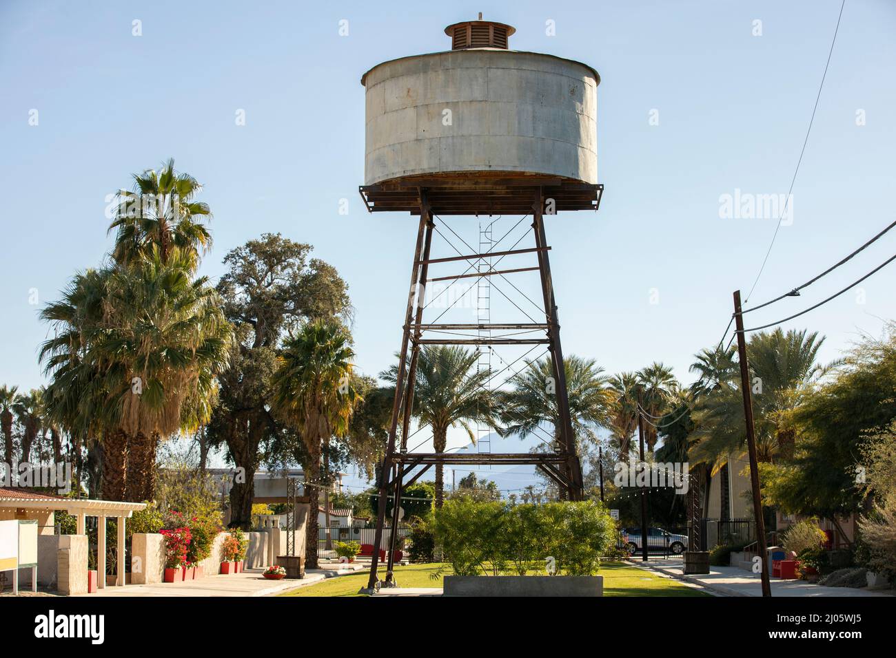 Afternoon view of the historic downtown area of Indio, California, USA ...