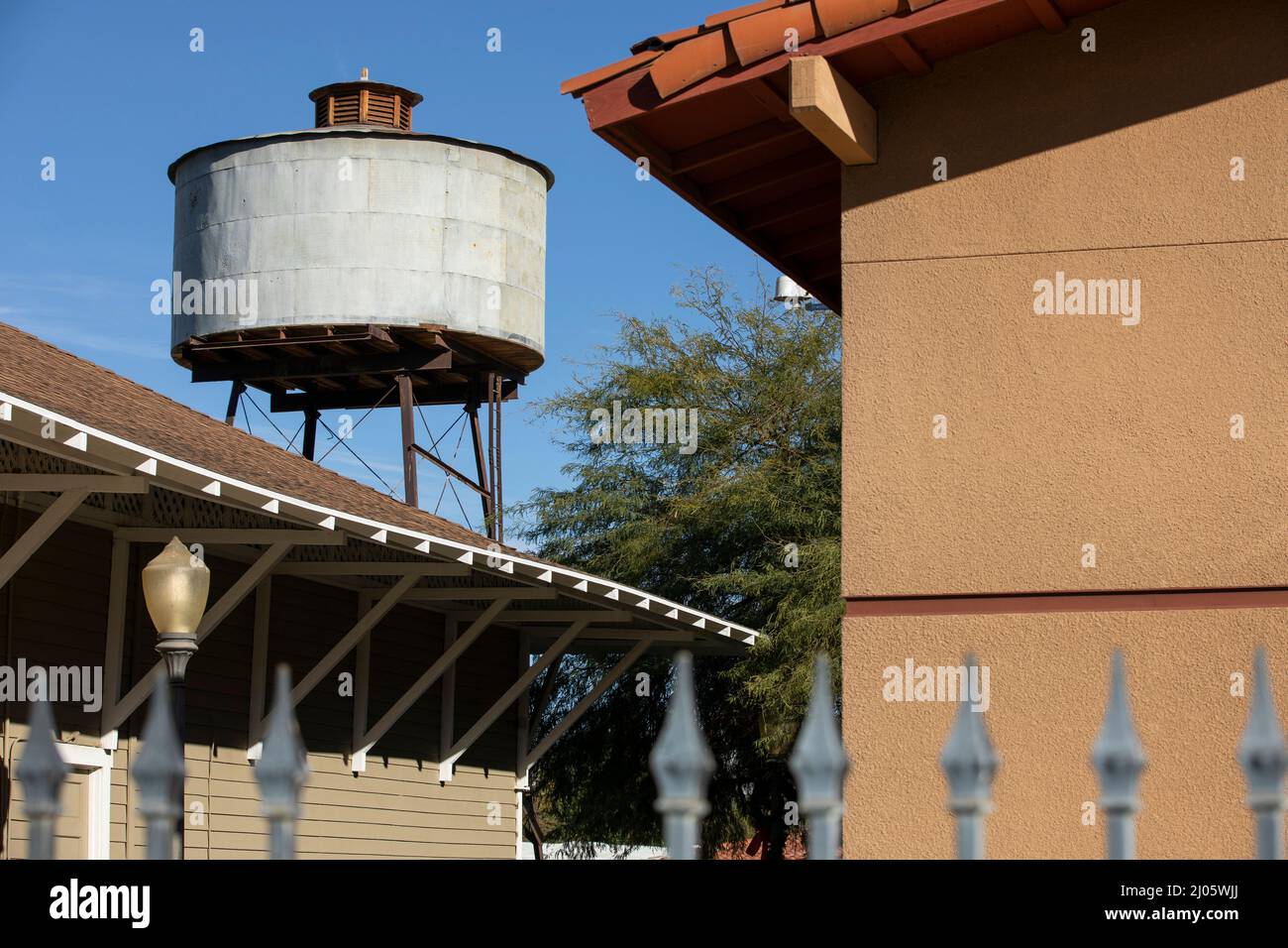 Afternoon view of the historic downtown area of Indio, California, USA ...