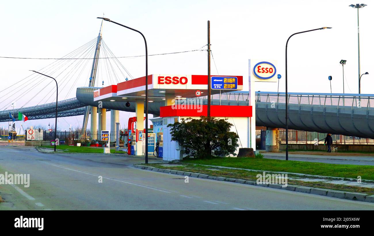ESSO Gas Station. ESSO is a brand of ExxonMobil Stock Photo - Alamy