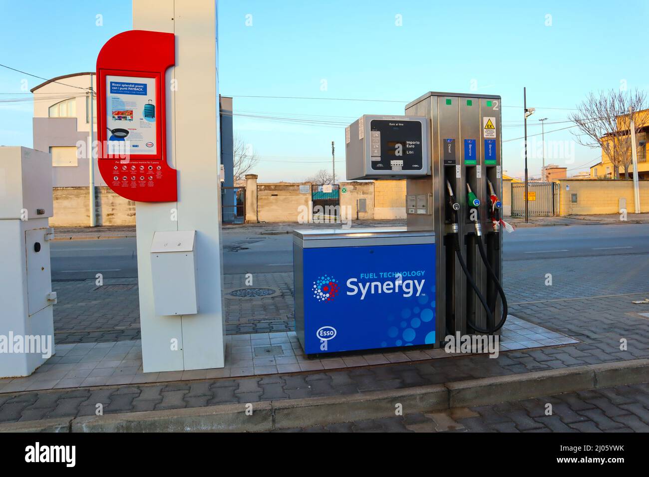ESSO Gas Station. ESSO is a brand of ExxonMobil Stock Photo - Alamy