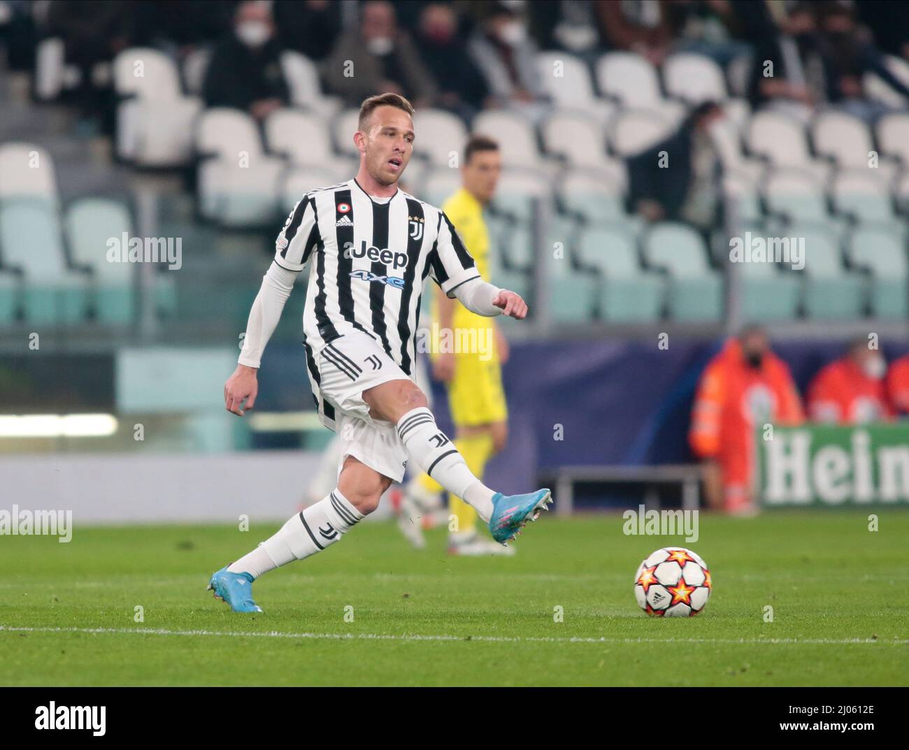 Turin, Italy. 16th Mar, 2022. Melo Arthur of Juventus Fc during the ...
