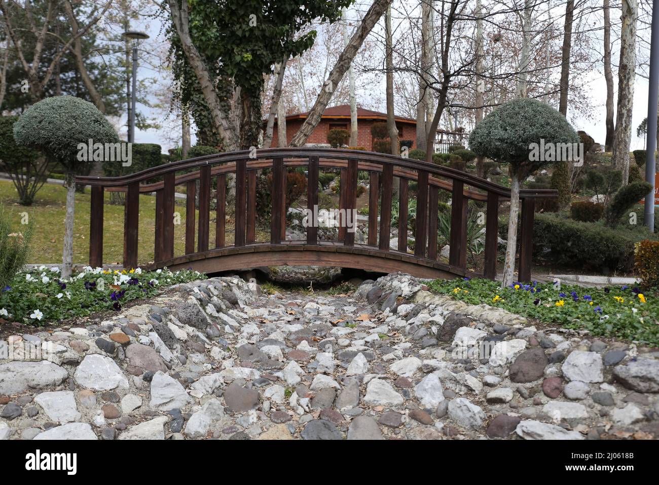 Nature Landscape Park Trees Birds Background Stock Photo - Alamy