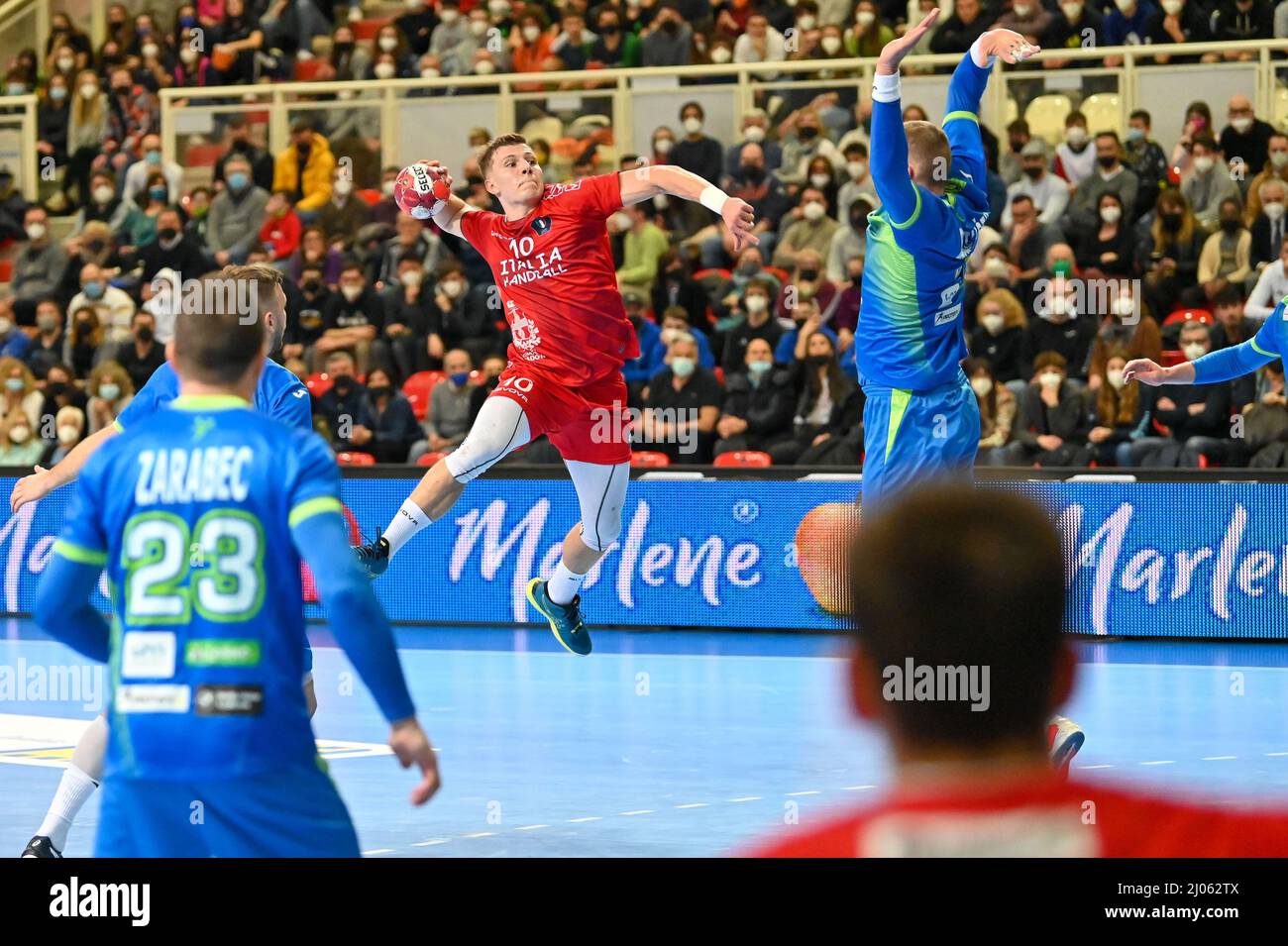 Padova, Italy. 16th Mar, 2022. shoot of Mengon Marco (Italy) during ...