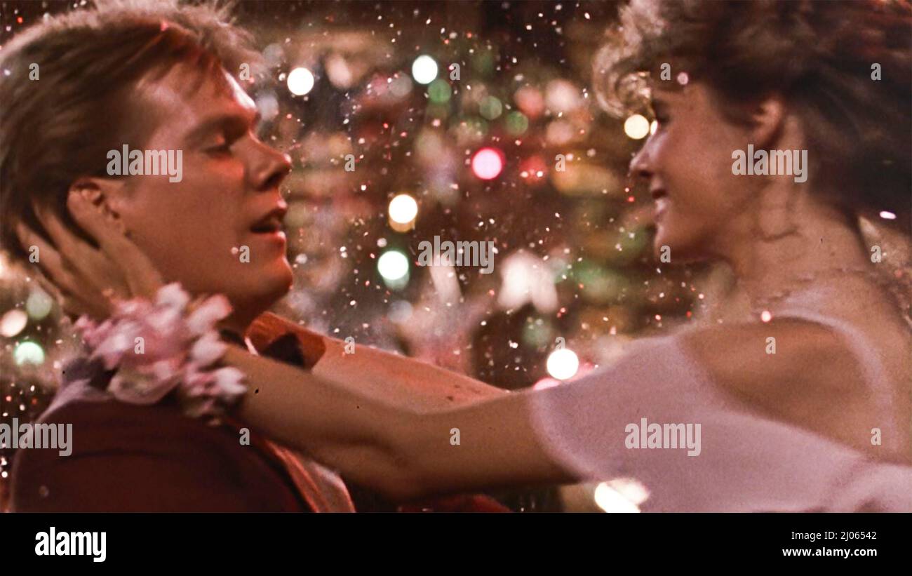 USA. Kevin Bacon and Lori Singer in a scene from the (C)Paramount ...