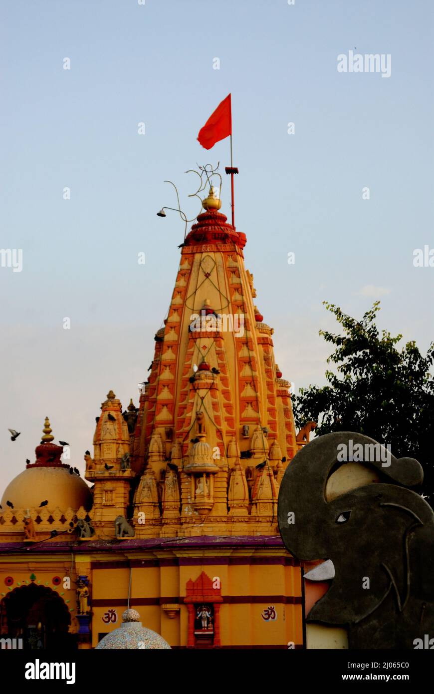 Amreli; Gujarat; india : Sep. 25; 2009 - Hindu God Shiva Temple with ...