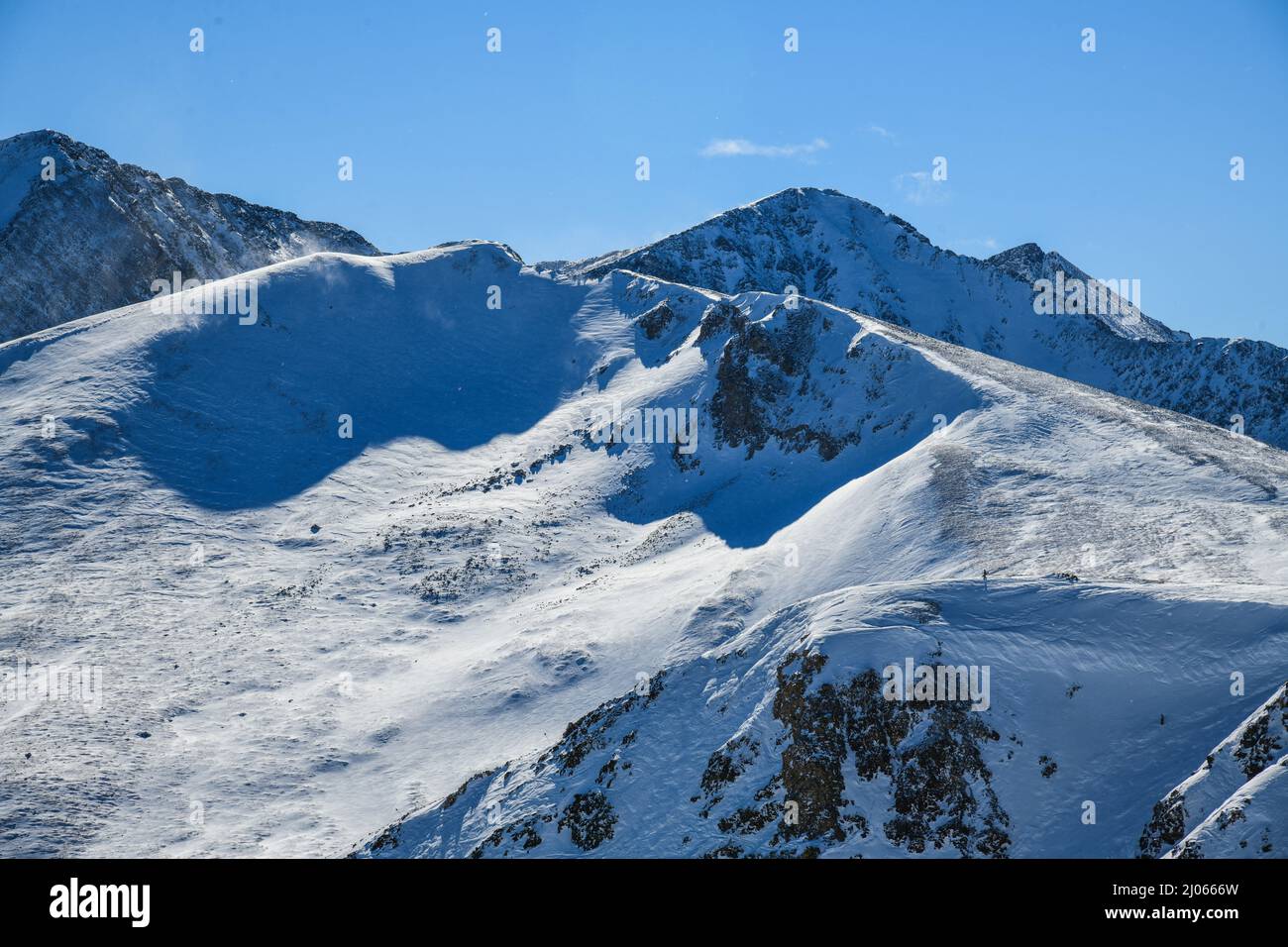 Summit view from Peak 8 at Breckenridge Ski Resort, Colorado Stock ...