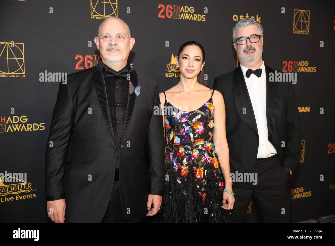 Ian Gooding Lorelay Bove Bill Schwab 26th Annual Art Directors Guild ...