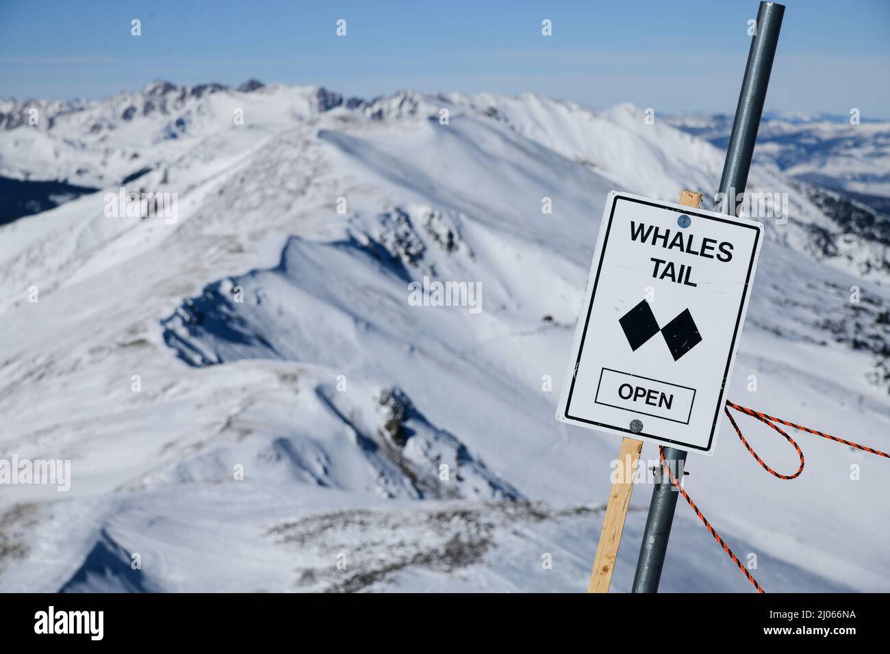 Summit view from Peak 8 at Breckenridge Ski Resort, Colorado. Extreme ...