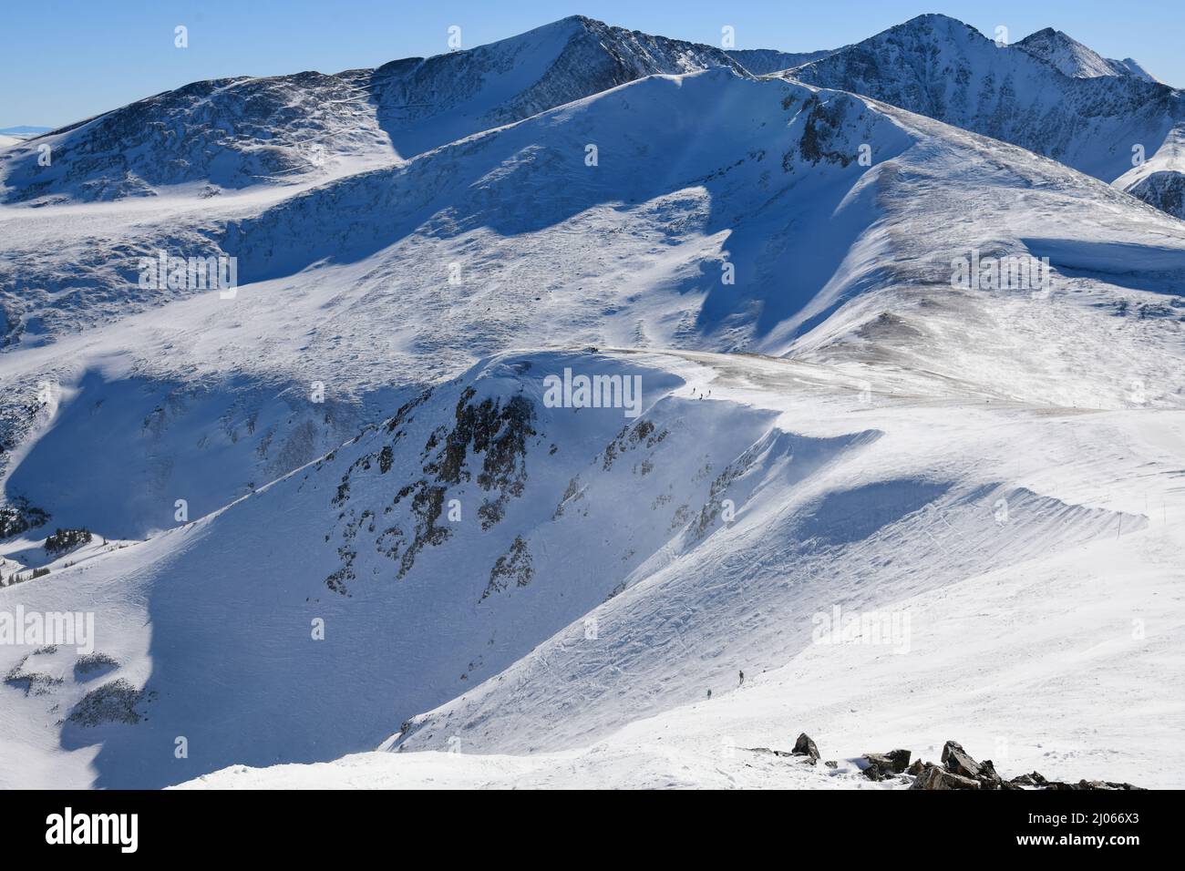 Extreme terrain Lake Chutes open for exploring at peak 8 Breckenridge ...