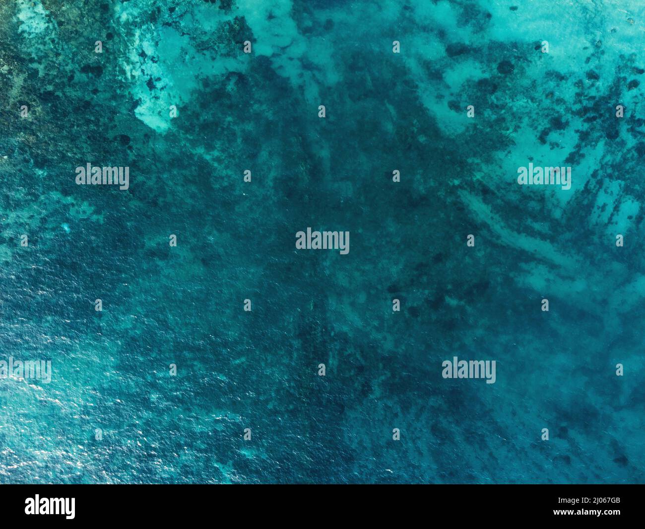 Aerial top view of sea background Stock Photo - Alamy