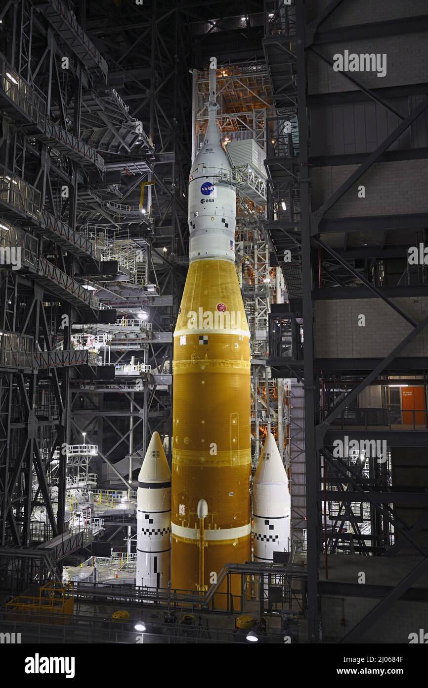 Kennedy Space Center, Florida, USA. 16th Mar, 2022. NASA's first Space ...