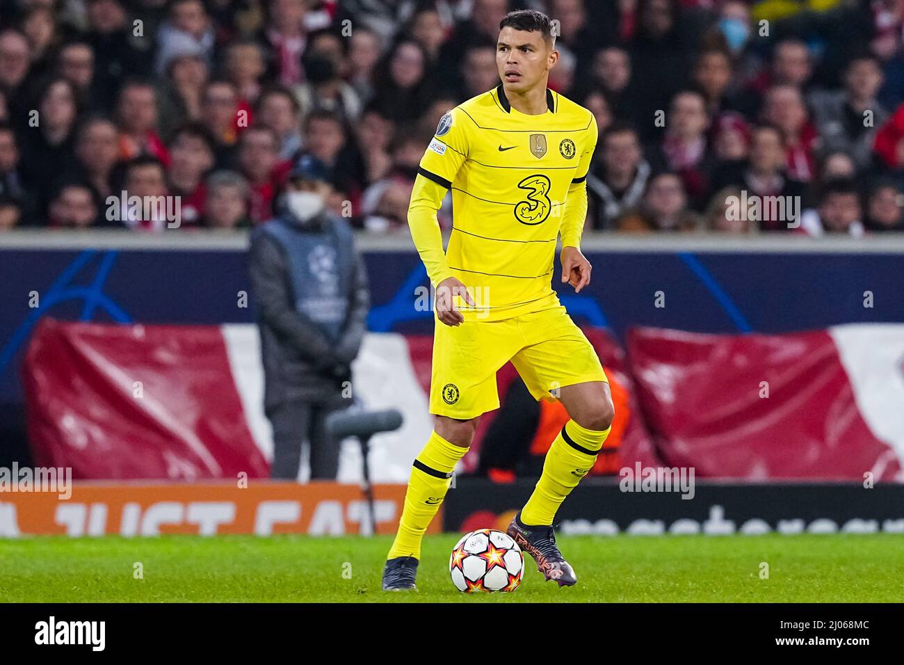 Lille, France. 16th Mar, 2022. LILLE, FRANCE - MARCH 16: Thiago Silva ...