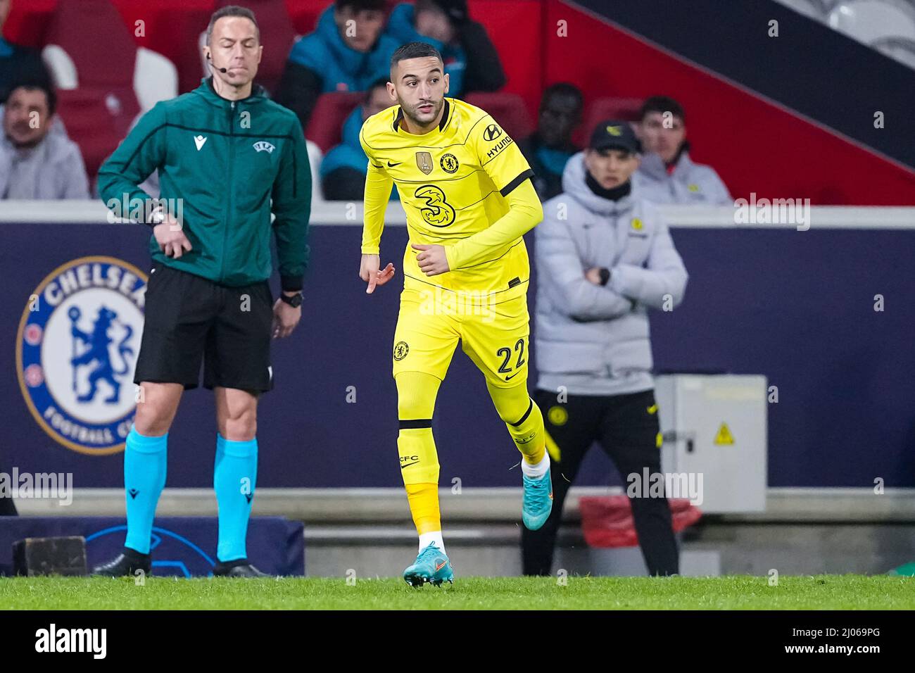 Lille, France. 16th Mar, 2022. LILLE, FRANCE - MARCH 16: Hakim Ziyech ...