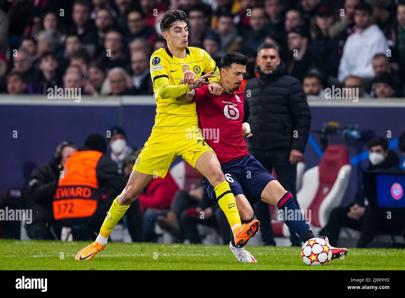 Lille, France. 16th Mar, 2022. LILLE, FRANCE - MARCH 16: Kai Havertz of ...