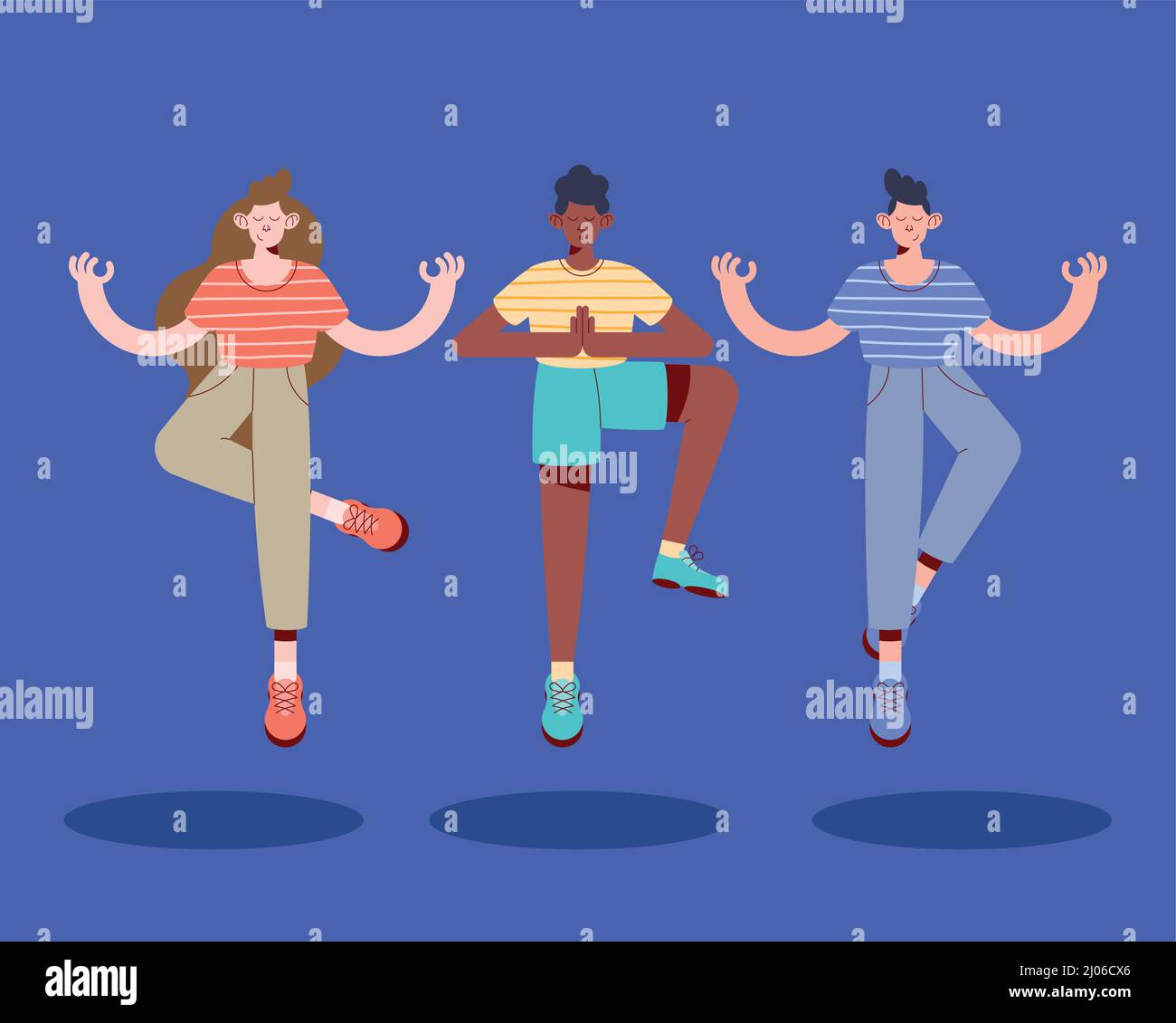 Relaxing pose characters hi-res stock photography and images - Alamy