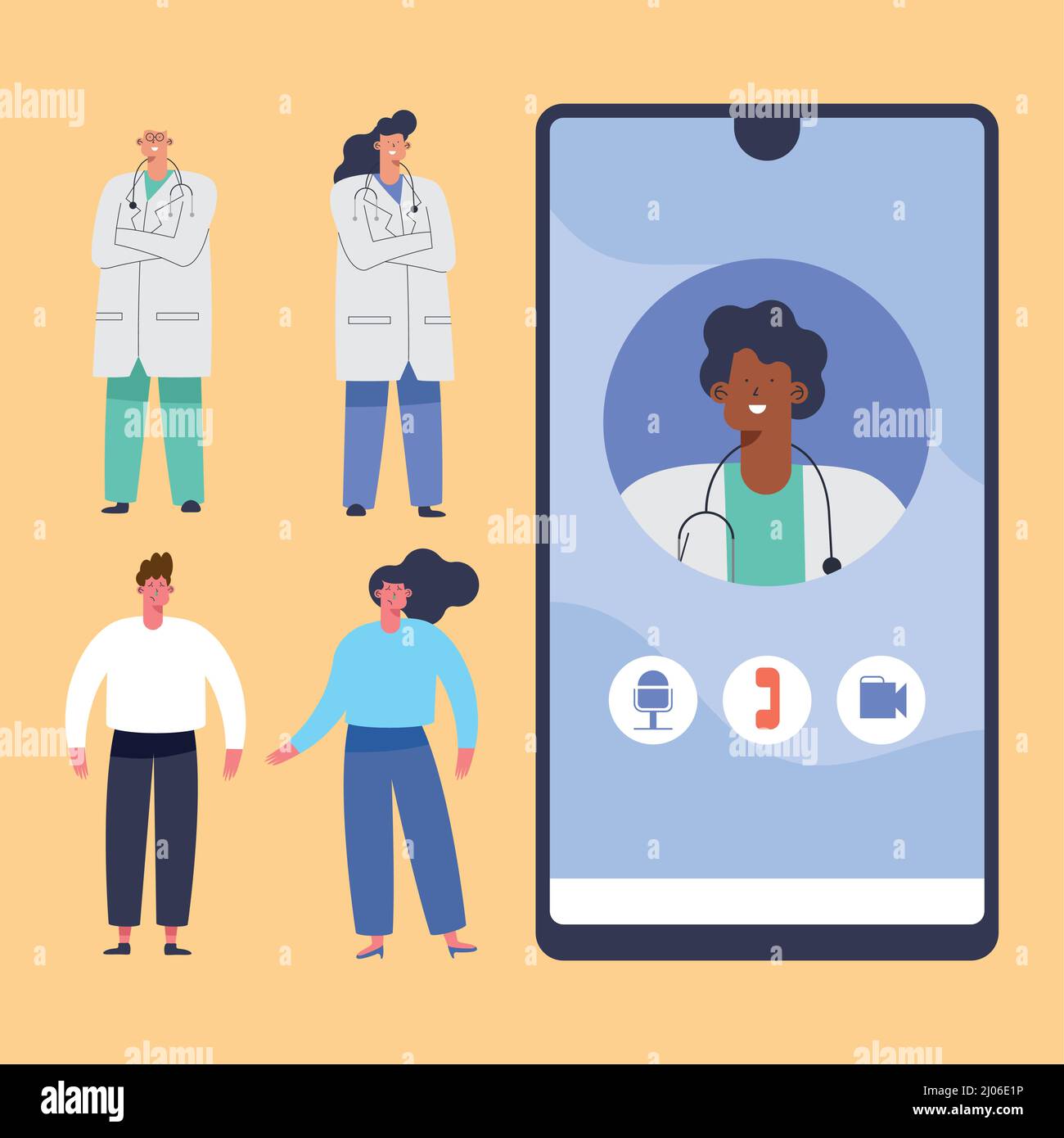 Patients and doctors digital hi-res stock photography and images - Alamy