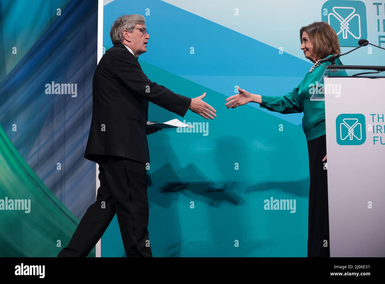 US Speaker of the House Nancy Pelosi introduces Irish Ambassador to ...