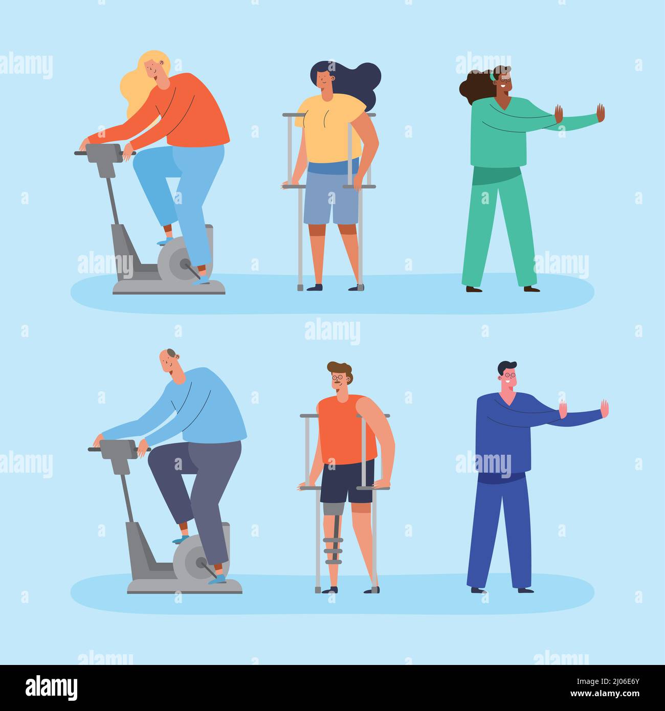 Male doctor patients characters hi-res stock photography and images - Alamy