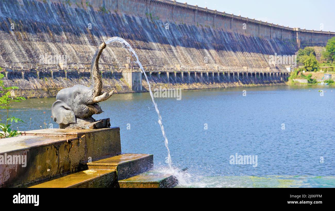 Krishna raja sagara dam hi-res stock photography and images - Alamy