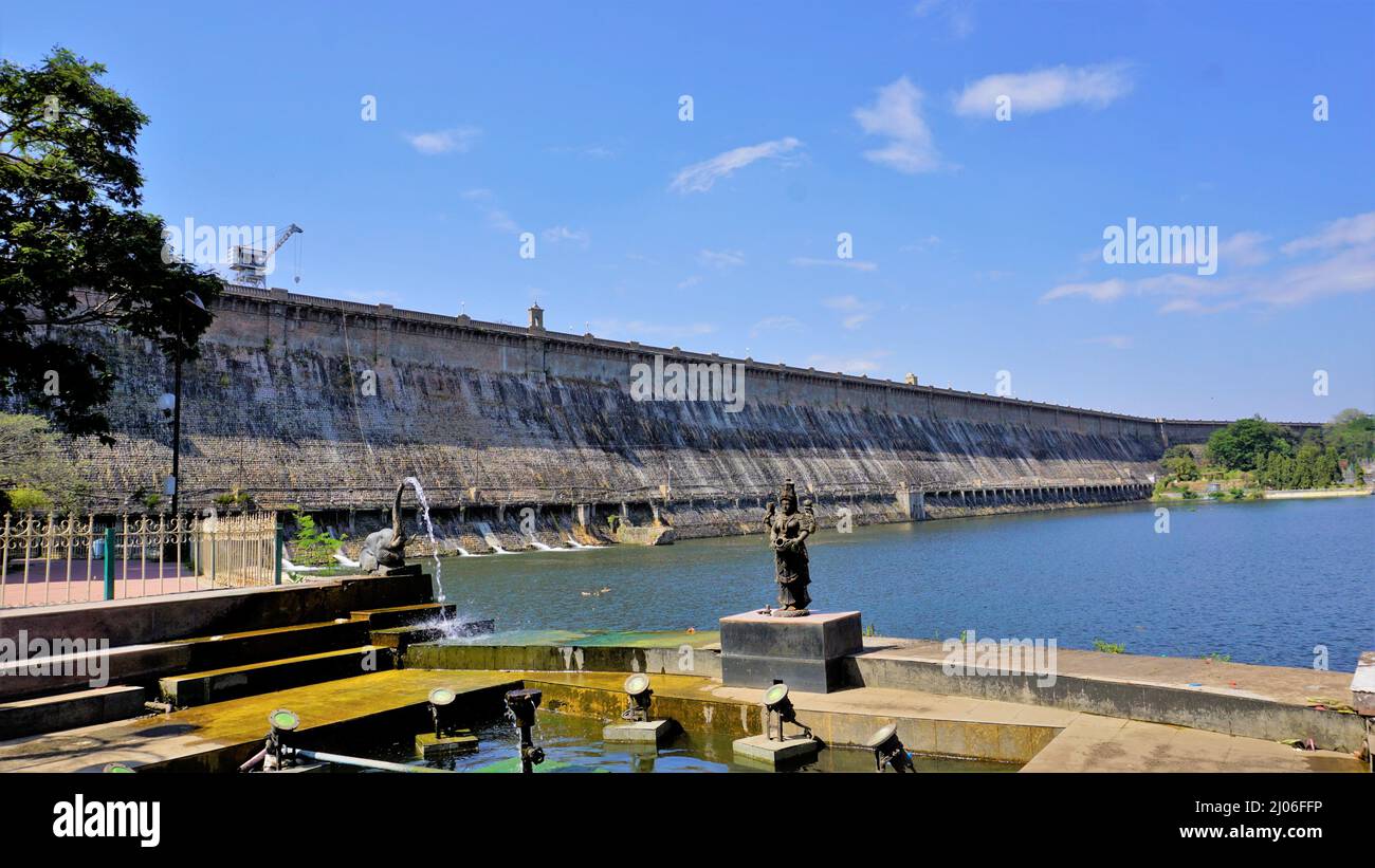 Krishna raja sagara dam hi-res stock photography and images - Alamy