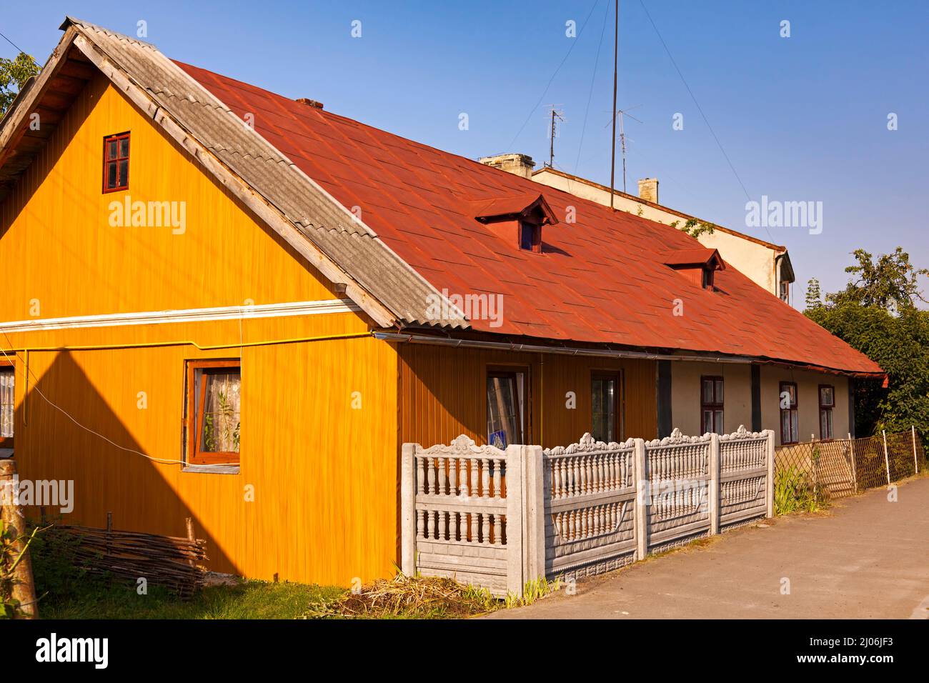 Ukrainian house, Olesko, Galicia, western ukraine Stock Photo - Alamy