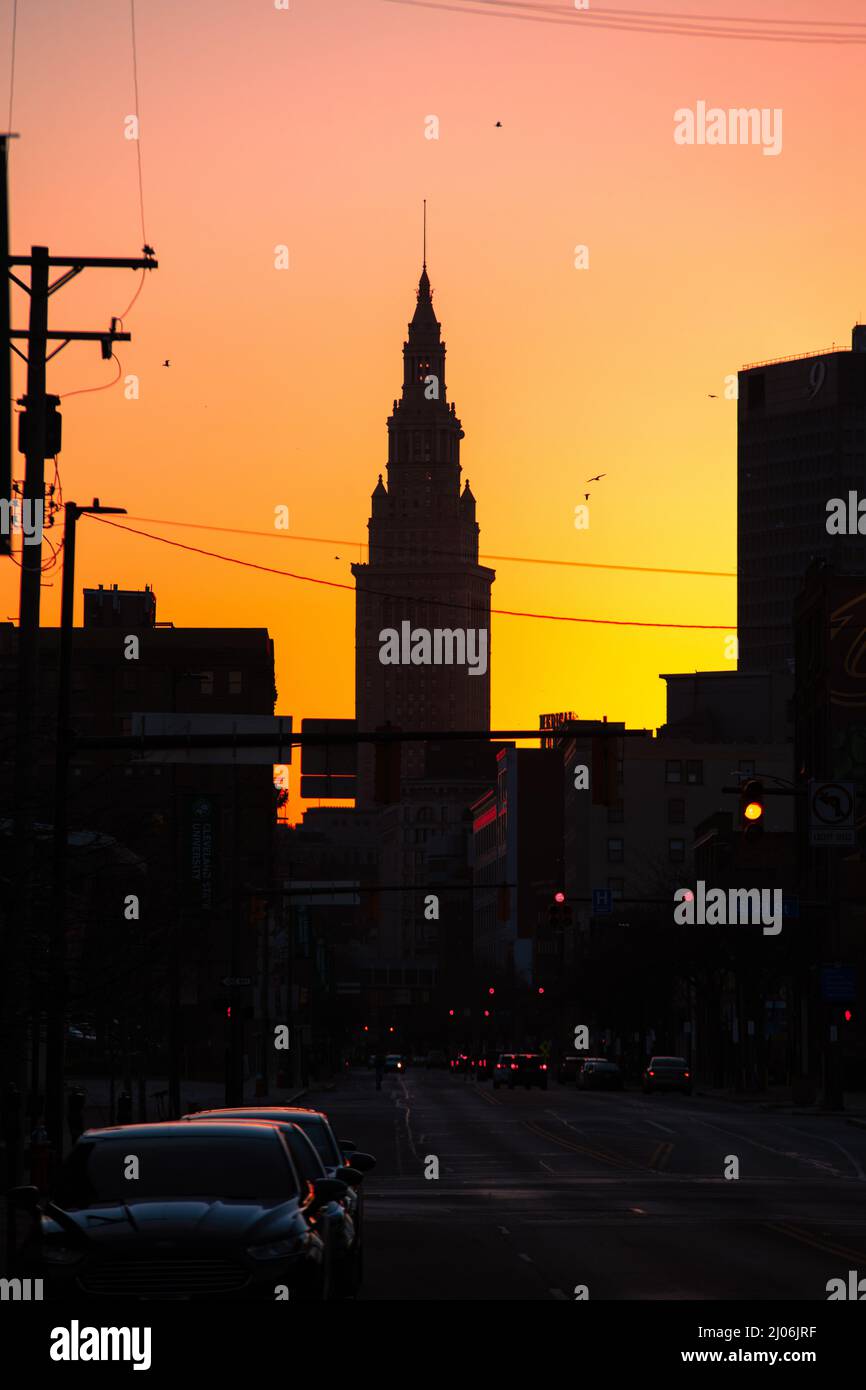 Terminal Tower in Cleveland Ohio Stock Photo - Alamy