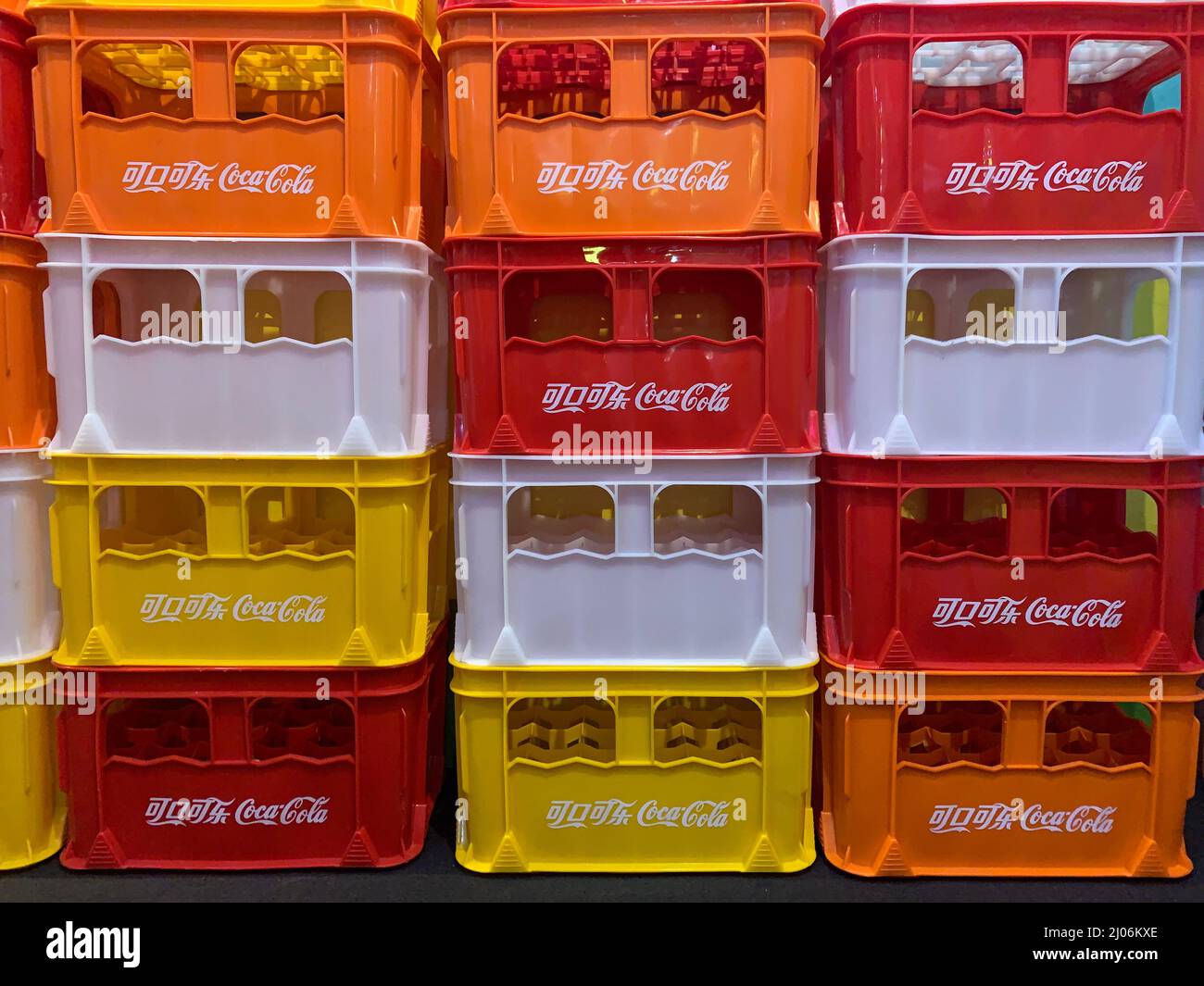 coca cola storage box in hong kong plant, coca cola is one of famous ...