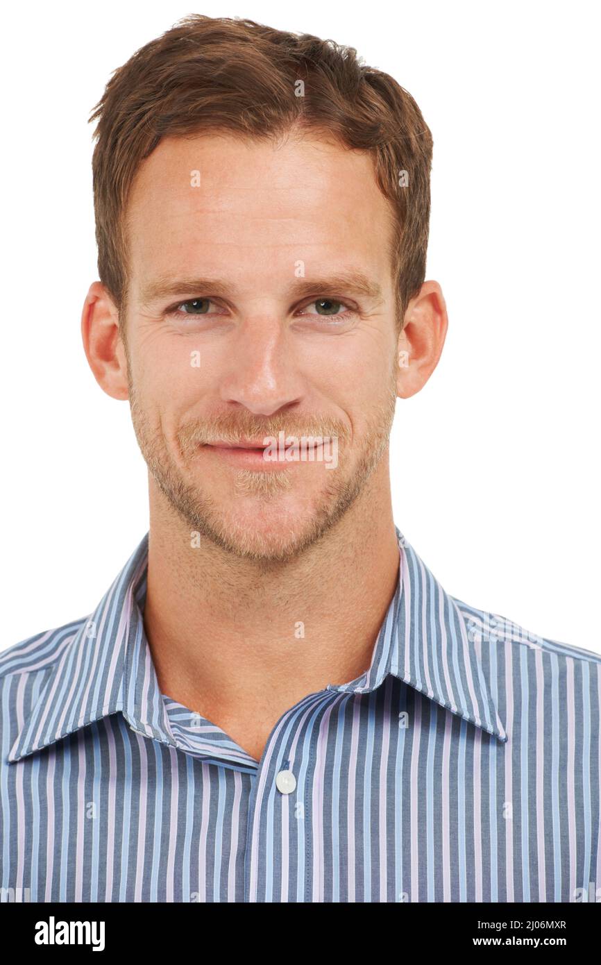 Keep your outlook positive. Studio portrait of a handsome young man ...