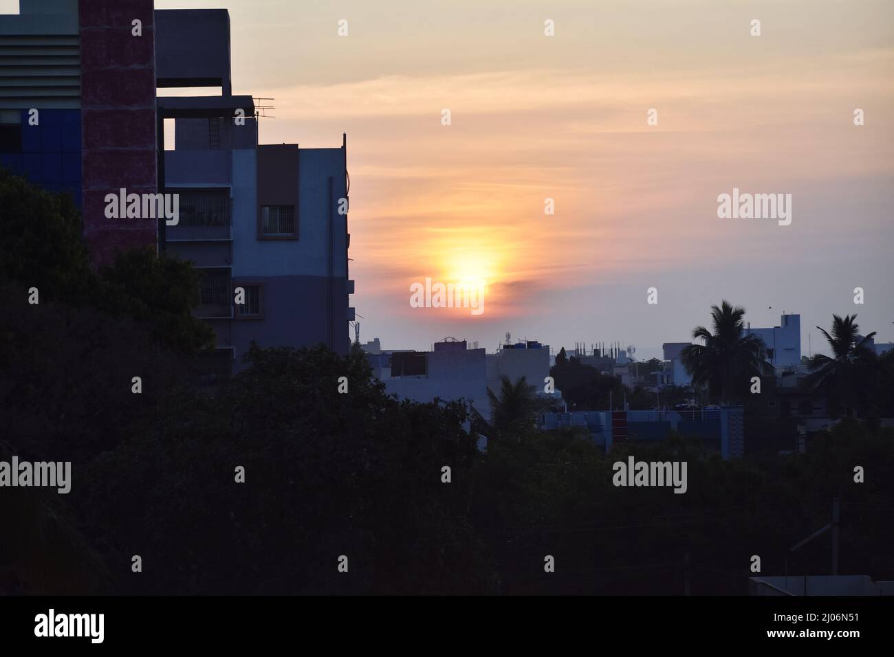 Beauty of sun rising, sun set Stock Photo - Alamy