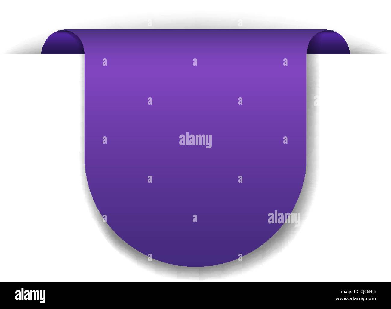 Violet banner design on white background illustration Stock Vector ...