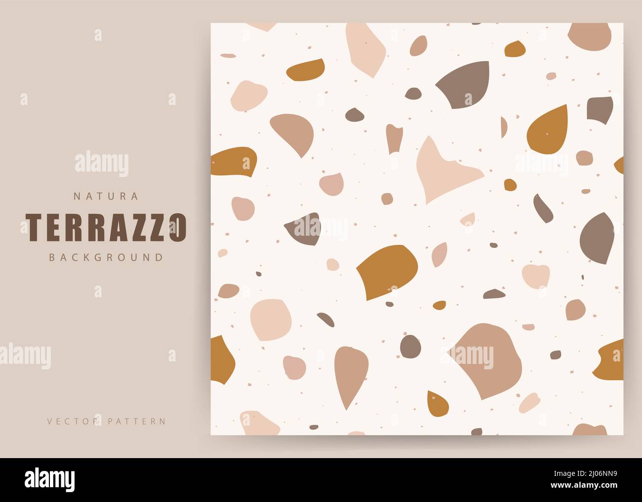 Terrazzo seamless pattern. Granite stone texture. Abstract background ...